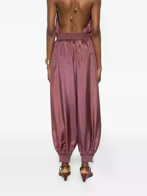Zimmermann Elasticated-waistband Trousers - Purple