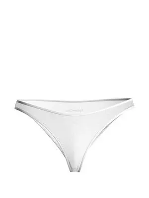 MAISON CLOSE Panorama Mesh Briefs - White