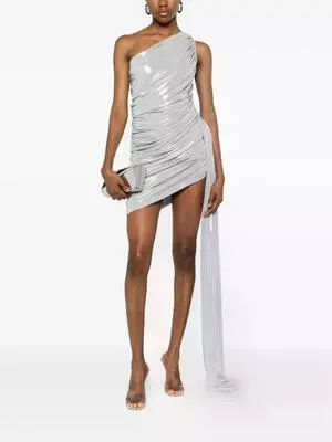 Norma Kamali Diana Ruched-finish Mini Dress