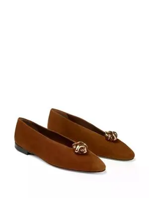 JIMMY CHOO Margot Ballet Flats - Brown