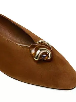JIMMY CHOO Margot Ballet Flats - Brown