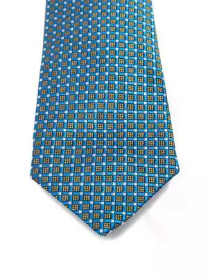 Kiton Geometric-pattern Neck Tie