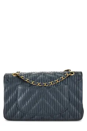 Chanel Chevron Pleated Flap Bag Medium