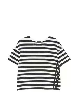 MARGITTES Striped T-shirt - Blue