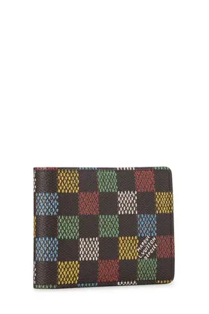 LOUIS VUITTON Multicolor Damier Ebene Slender Wallet