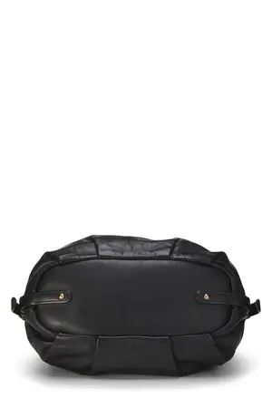 Prada Calfskin Leather Buckle Handbag