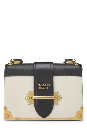 Prada Cahier Crossbody - White