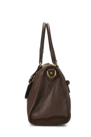 Prada Vitello Daino Convertible Zip Handbag