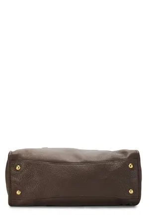 Prada Vitello Daino Convertible Zip Handbag