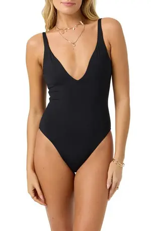 O'Neill Saltwater Solids Edgewater One-piece Swimsuit - Black