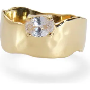 LADY GREY Cubic Zirconia Drift Ring