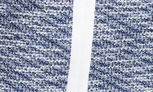 Karl Lagerfeld Metallic Tweed A-line Mini Dress