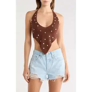 PACSUN Maribel Knit Halter Top