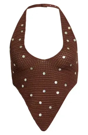 PACSUN Maribel Knit Halter Top