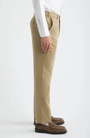 Emporio Armani Flat Front Suit Pants