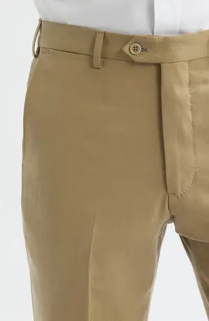 Emporio Armani Flat Front Suit Pants