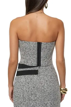 JLUXLABEL Tweed Corset