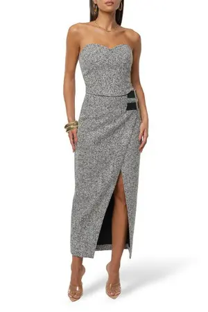 JLUXLABEL Tweed Corset