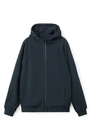 Mango Performance Zip Hoodie - Navy