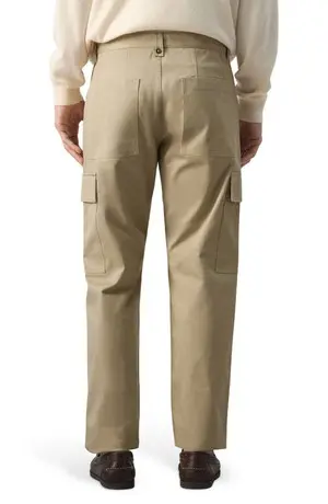 Mango Regular Fit Cotton Cargo Pants