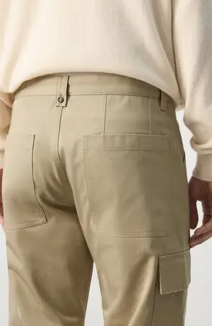 Mango Regular Fit Cotton Cargo Pants