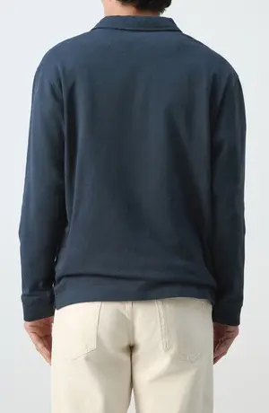 Mango Cotton Embroidered Graphic Polo