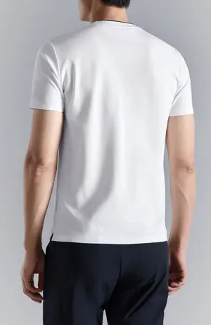 Mango Slim Fit Comfort Stretch T-shirt - White