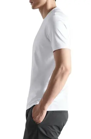 Mango Slim Fit Comfort Stretch T-shirt - White