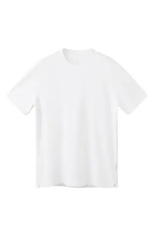 Mango Slim Fit Comfort Stretch T-shirt - White