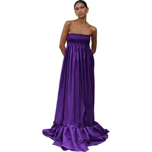 SEZ Rosette Gown - Medium Purple