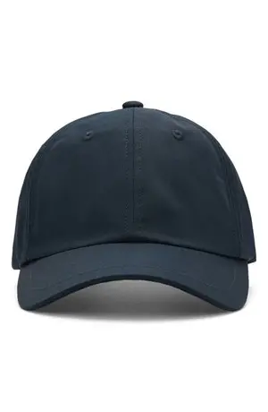Mango Cotton Baseball Cap - Navy