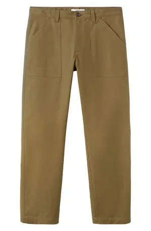 Mango Cotton Utility Trousers