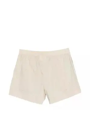 MC2 SAINT BARTH Crystal-embellished Shorts - Neutrals