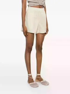 MC2 SAINT BARTH Crystal-embellished Shorts - Neutrals