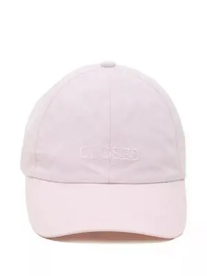 Closed Logo-embroidered Cap - Pink