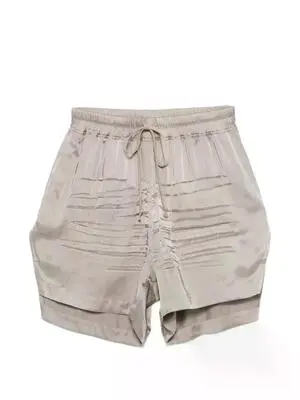 Rick Owens Pleated Drawstring Shorts