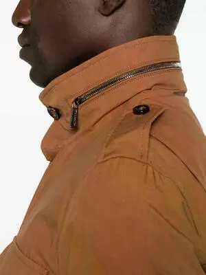 MOORER Denver Flap-pocket Jacket - Brown