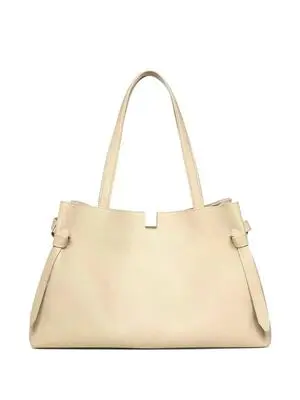 Yuzefi Gyoza Mini Pebble-grain Tote - White