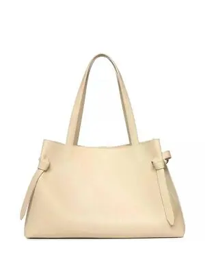 Yuzefi Gyoza Mini Pebble-grain Tote - White
