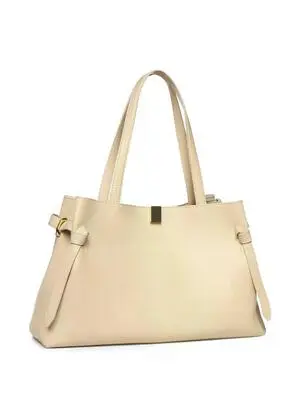Yuzefi Gyoza Mini Pebble-grain Tote - White