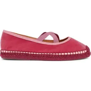 Penelope Chilvers Chico Mary Jane Espadrille Flat - Rose