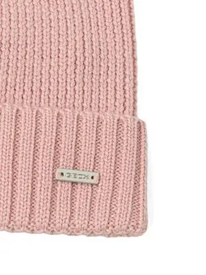 Geox Ribbed Logo Beanie