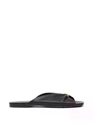 Loewe Leather Flat Sandals
