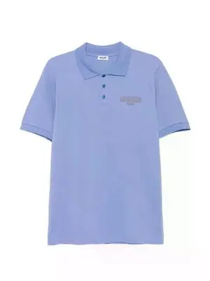 Moschino Logo-print Polo Shirt - Blue