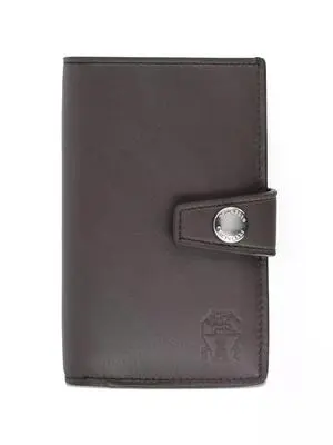 Brunello Cucinelli Logo-embossed Wallet - Brown