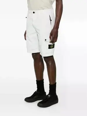Stone Island Logo-patch Cargo Shorts