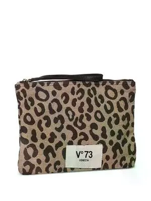 V°73 Leopard Print Make-up Bag