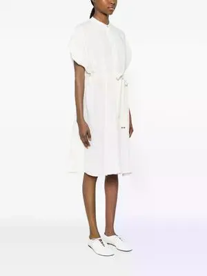 Herno Band-collar Midi Dress