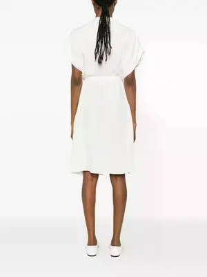 Herno Band-collar Midi Dress