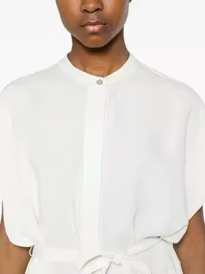 Herno Band-collar Midi Dress